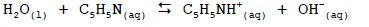 Solved Pyridine (C5H5N) is a weak base according to the | Chegg.com