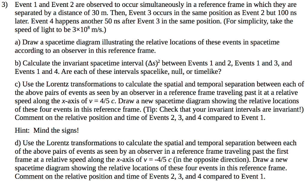 Solved Event 1 and Event 2 are observed to occur | Chegg.com