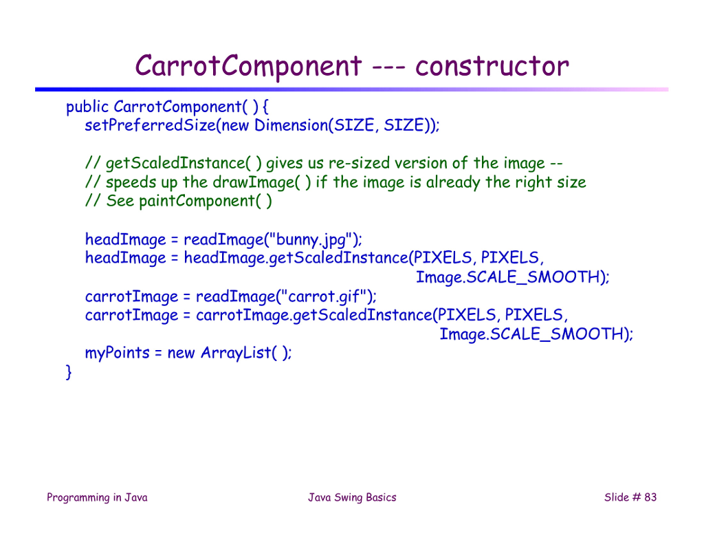 Carrot Component Example Carrot Start Faster Slower | Chegg.com