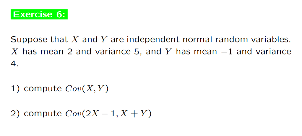 Solved Suppose That X And Y Are Independent Normal Random 9169