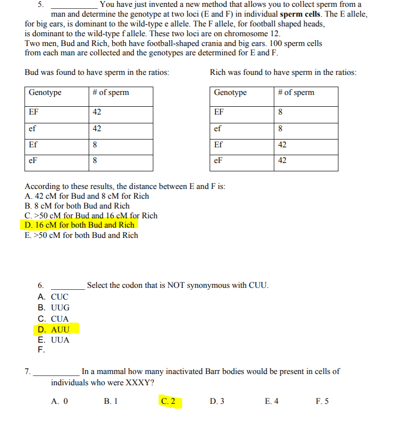 Solved Can someone check my answers and see if theyre | Chegg.com