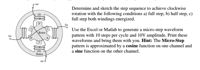 Solved Determine and sketch the step sequence to achieve | Chegg.com