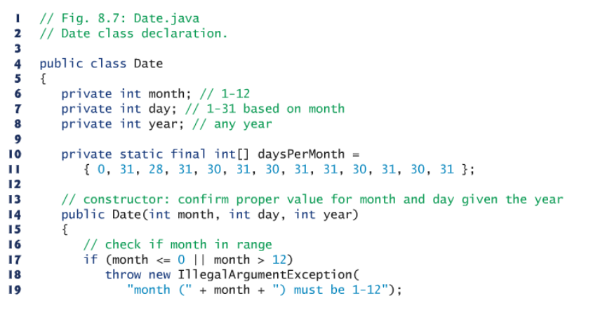 In Java 88 Enhancing Class Date Modify Class