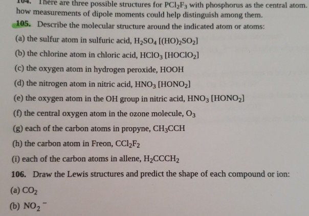 Solved There are three possible structures for PCI2F3 with | Chegg.com