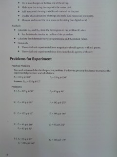Problems for Experiment | Chegg.com