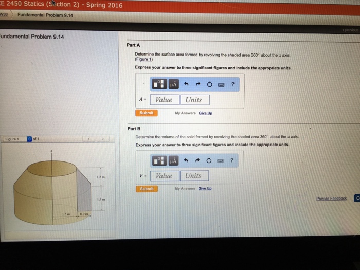 Solved Determine the surface area formed by revolving the | Chegg.com