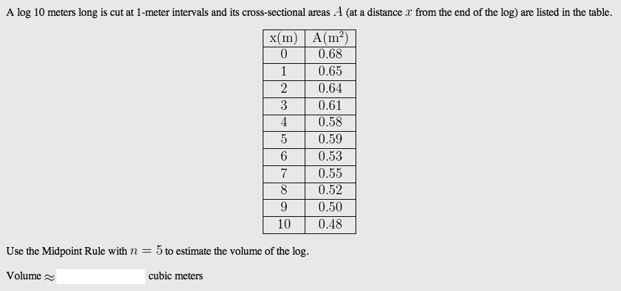Solved A log 10 meters long is cut at 1-meter intervals and | Chegg.com