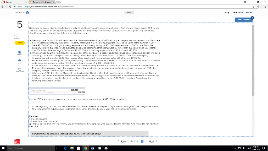 Solved CSecure httpnewconnectmheducstion.com/fow/connect.htm | Chegg.com