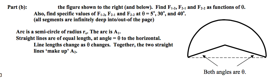 Solved THIS IS A HEAT TRANSFER PROBLEM! Determine F12 and | Chegg.com Solved THIS IS A HEAT TRANSFER PROBLEM! Determine F12 and | Chegg.com
