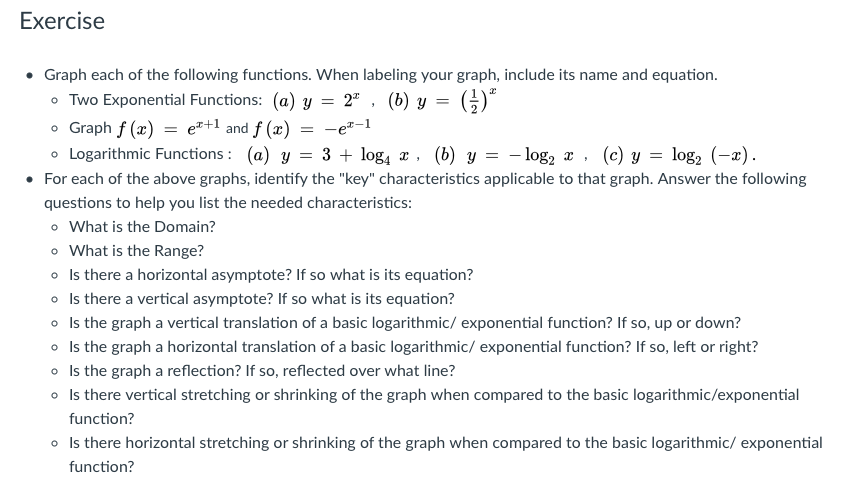 Solved ExerciSe Graph each of the following functions. When | Chegg.com
