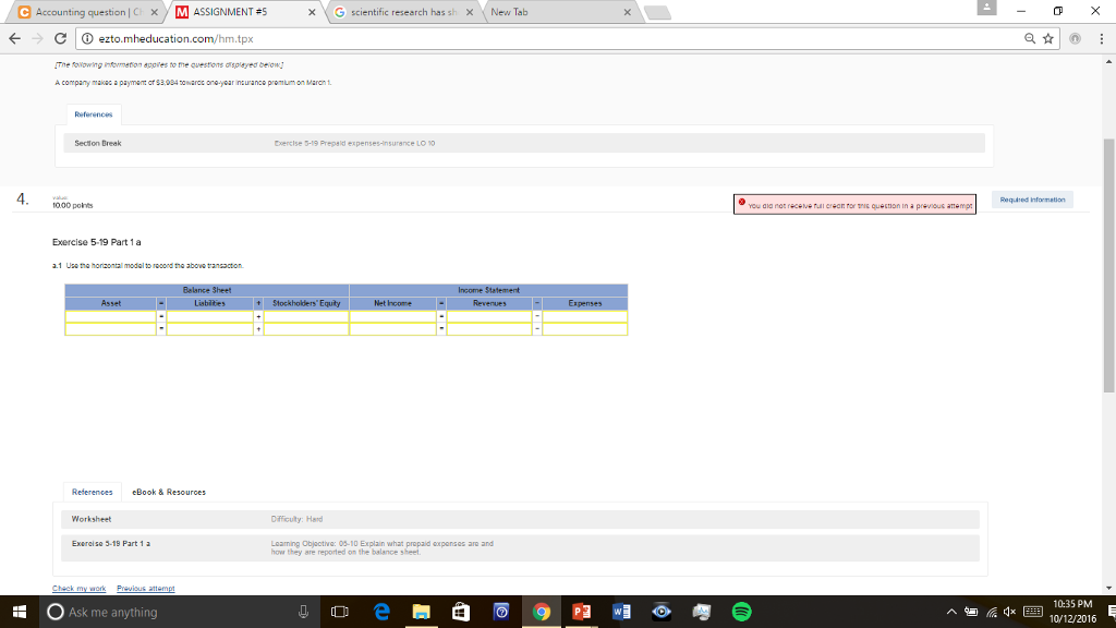 Solved A company makes a payment of $3, 084 towards one-year | Chegg.com