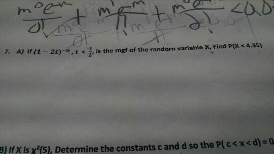 Solved If(1 - 2t)^-6 , t