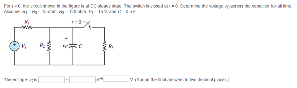 Solved For t