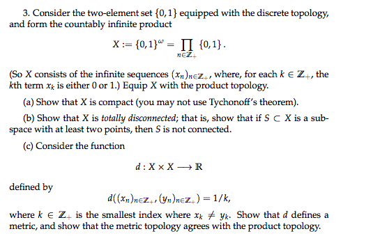 Solved 3. Consider the two-element set 10,1) equipped with | Chegg.com