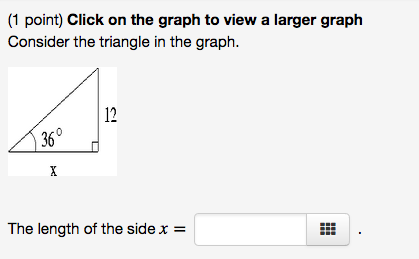 Solved Consider the triangle given in the graph. The length | Chegg.com