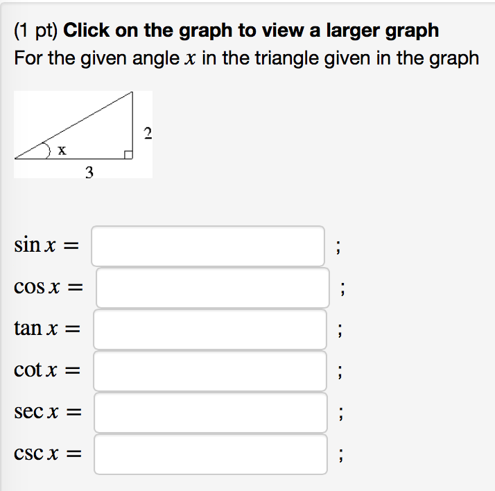 Solved (1 pt) Click on the graph to view a larger graph | Chegg.com