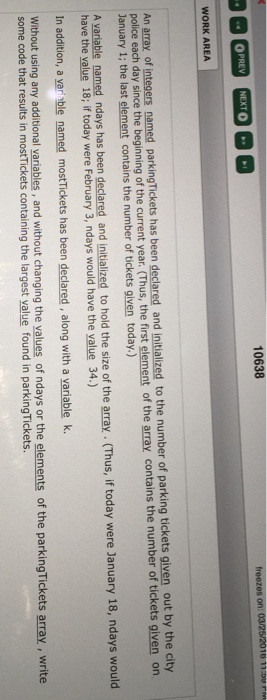 Solved 10631 16 11:59 PN WORK AREA involves swapping the | Chegg.com