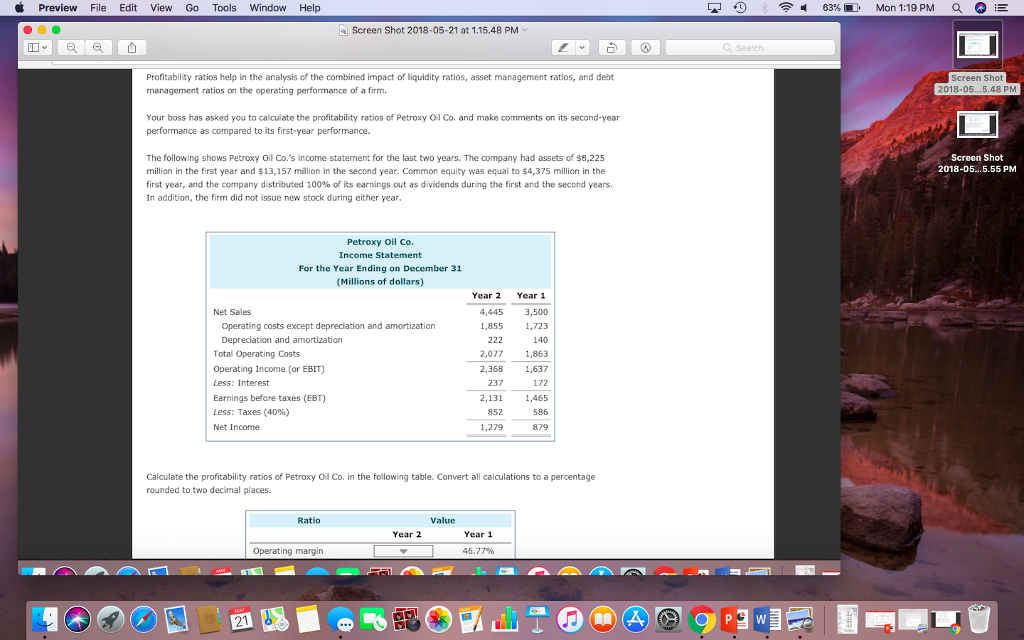 Solved · Preview File Edit View Go Tools Window Help AO 63% | Chegg.com