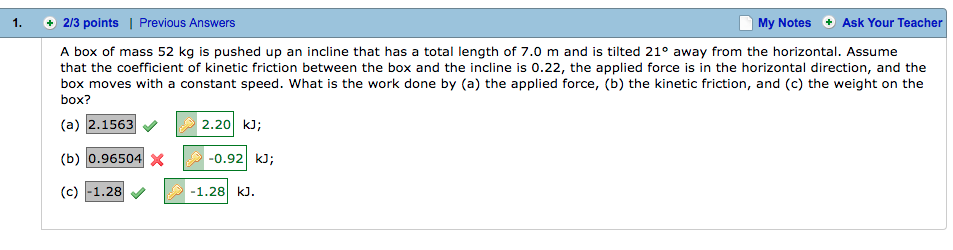 Solved 1 2/3 points | Previous Answers My Notes Ask Your | Chegg.com