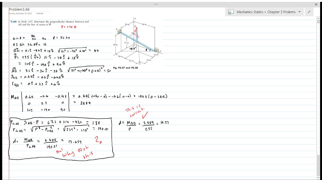 Solved This is a problem from Vector Mechanics for engineers | Chegg.com