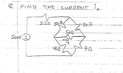Solved Find The Current io | Chegg.com
