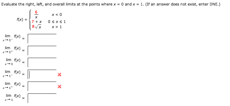 Solved Evaluate the right, left, and overall limits at the | Chegg.com