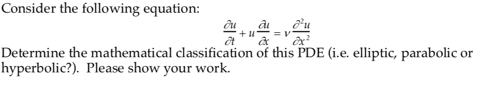 Solved Consider the following equation: Determine the | Chegg.com