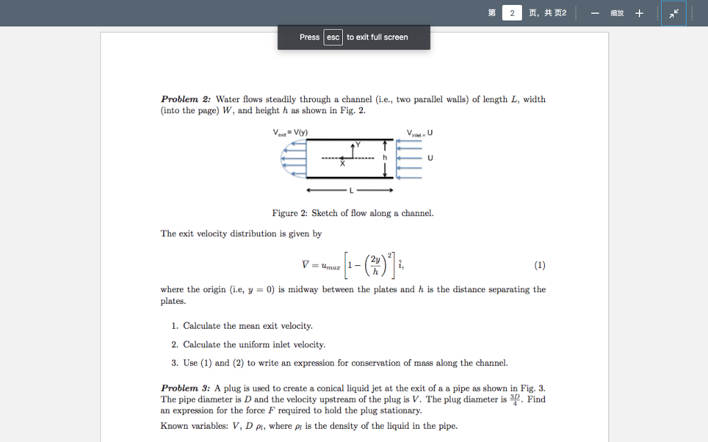 Solved 第 页,共页2 缩放 Press esc to exit full screen Problem 2: | Chegg.com