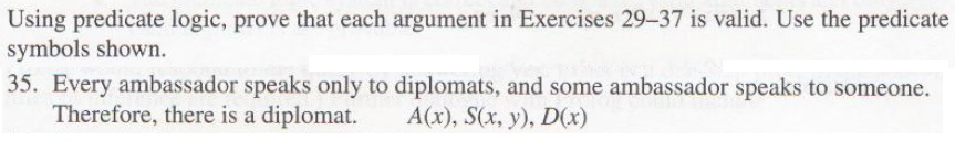 Solved Using predicate logic, prove that this argument is | Chegg.com