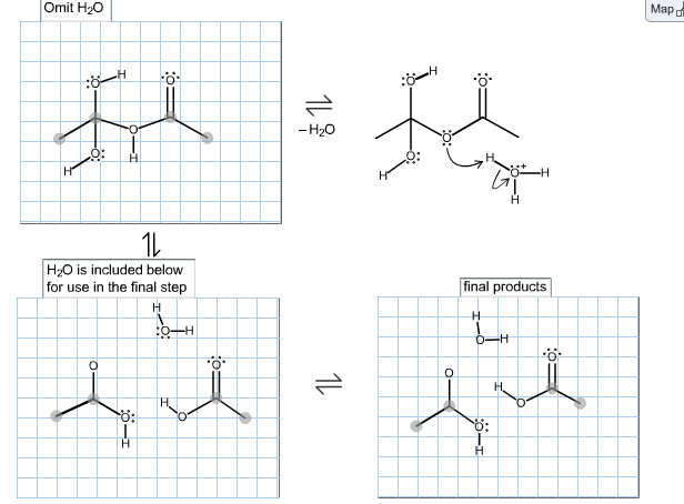 Solved Complete the mechanism for the acid-catalyzed | Chegg.com