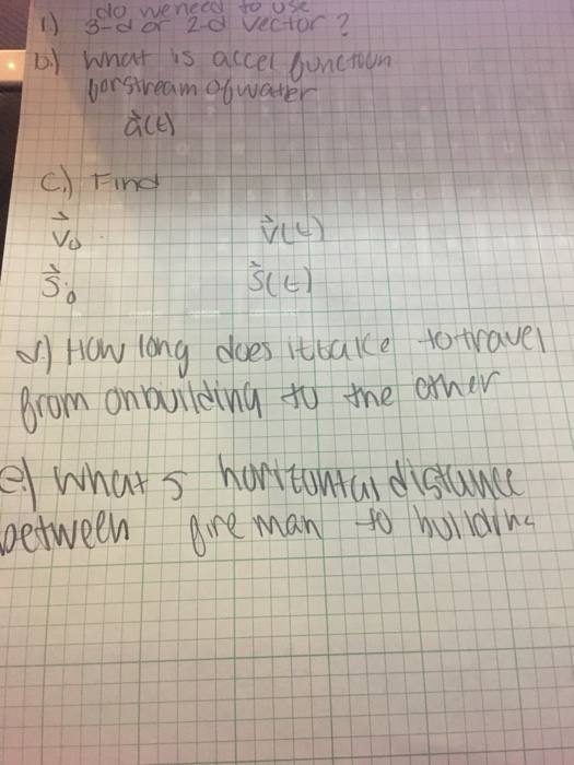 Solved A fireman is standing on top of a building that is | Chegg.com