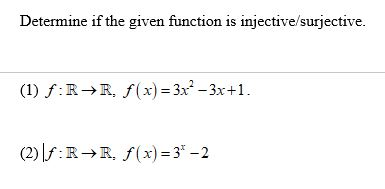 Solved Determine if the given function is | Chegg.com