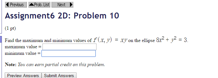 Solved Find the maximum and minimum values of f(x, y) = xy | Chegg.com