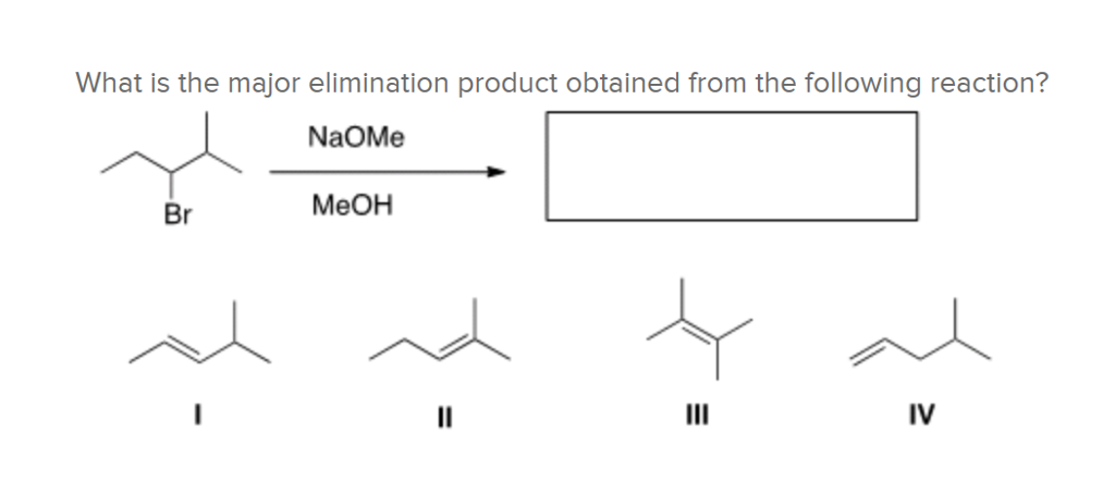 Solved What is the major elimination product obtained from | Chegg.com