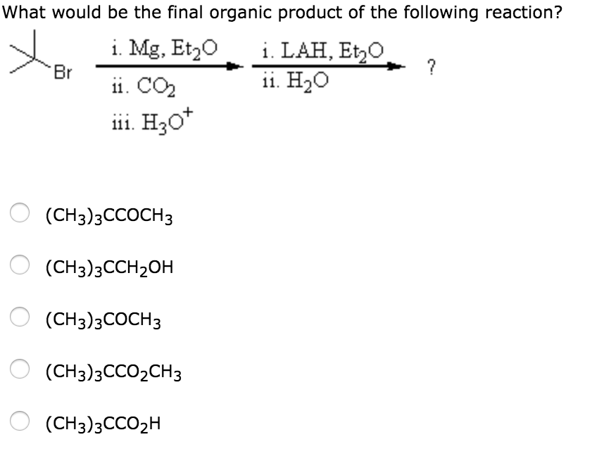 Solved What would be the final product of this reaction | Chegg.com