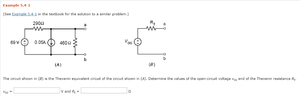 Solved Example 5.4-1 (See Example 5.4-1 in the textbook for | Chegg.com