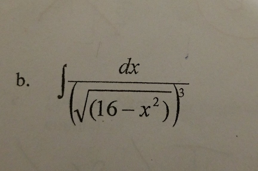 Solved 6 (16-x2) | Chegg.com