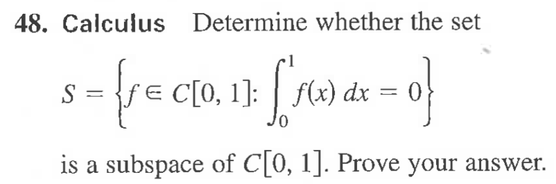 Solved Linear Algebra: Determine whether the set is a | Chegg.com