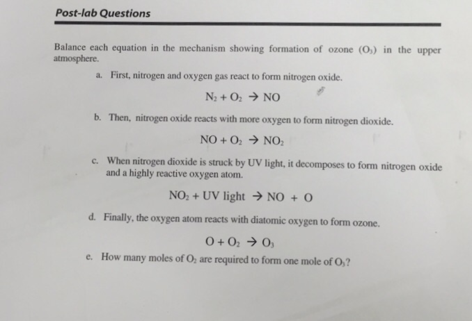 Solved Balance each equation in the mechanism showing | Chegg.com