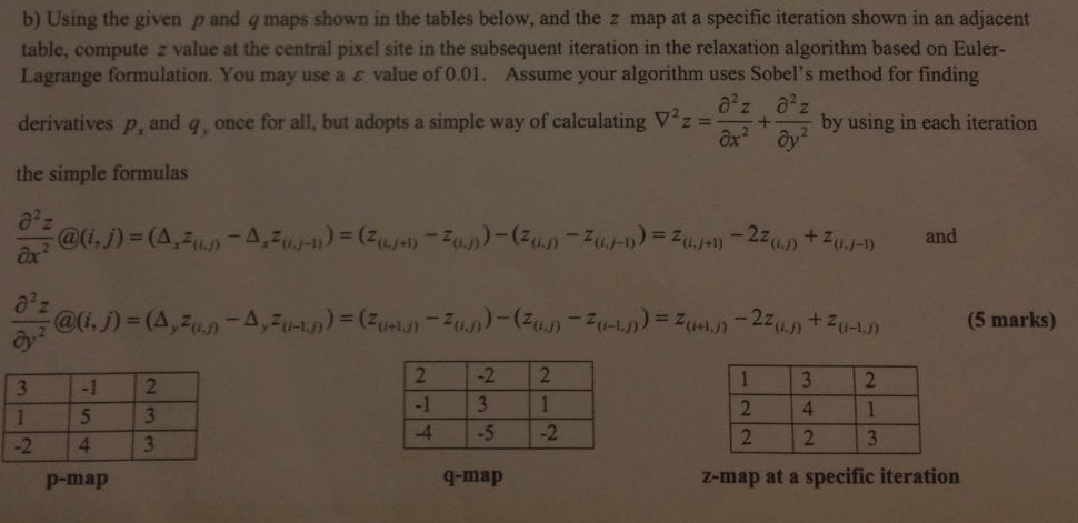 Using the given p and q maps shown in the tables | Chegg.com