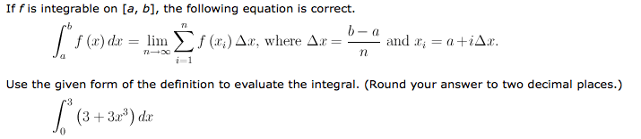Solved If f is integrable on [b, b], the following equation | Chegg.com