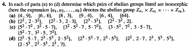 Solved In each of parts (a) to (d) determine which pairs of | Chegg.com