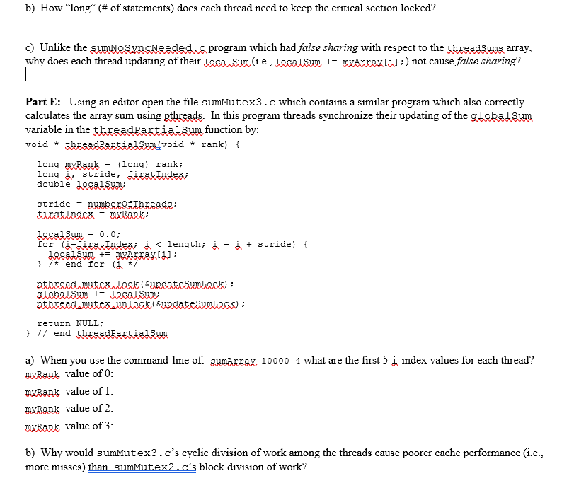 I will post the codes to work with at the end of the | Chegg.com
