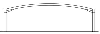 Solved what is the structural concept of the curved rafter | Chegg.com