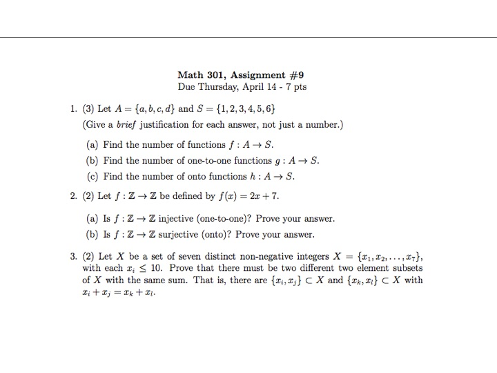 Solved Let A {a B C D} And S {1 2 3 4 5 6} A Find The