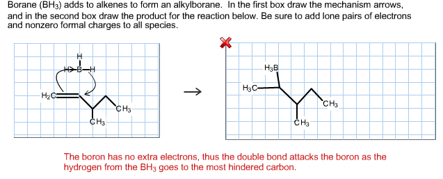 Solved Borane adds to alkenes to form an alyklborane. | Chegg.com