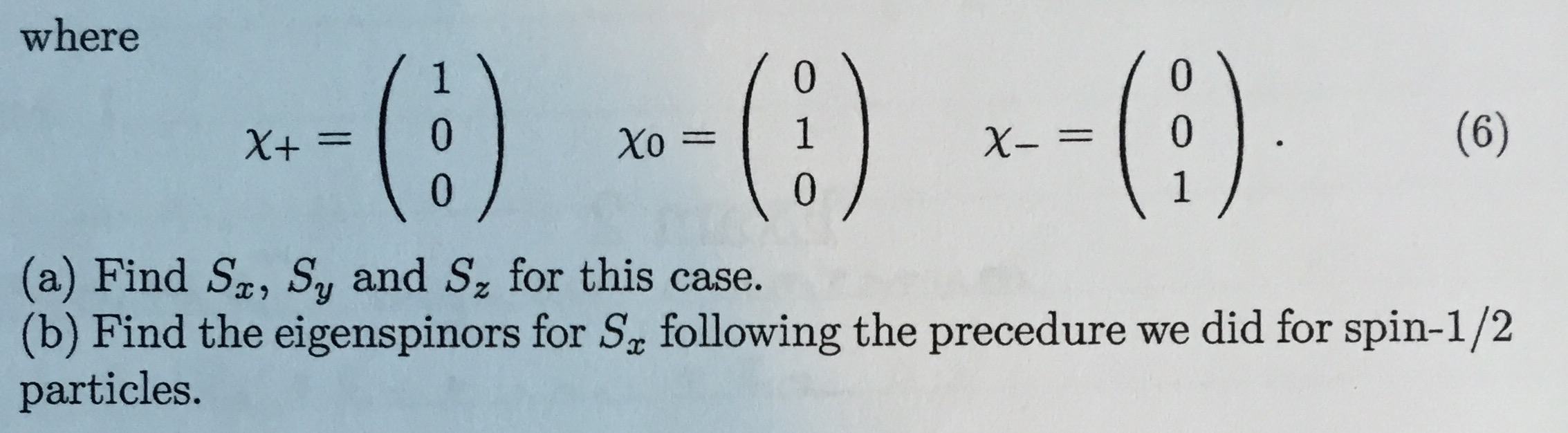 Solved In class we analyzed the case of spin-1/2 particles | Chegg.com