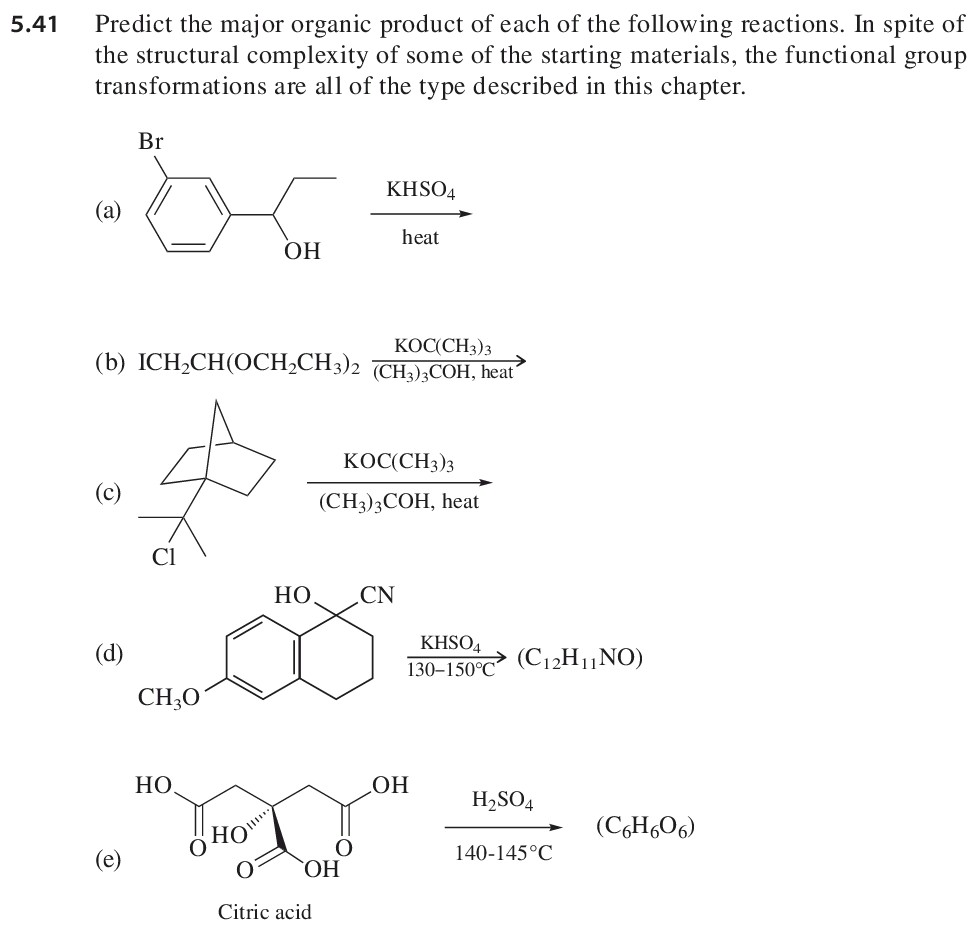 Solved Predict the major organic product of each of the | Chegg.com