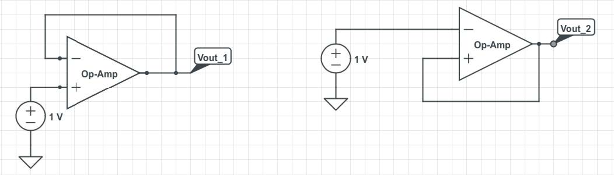 Solved Explain how Vout_1 and Vout_2 behave in the circuits | Chegg.com