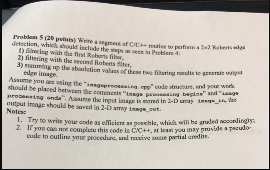 Solved Write a segment of C/C++ routine to perform a 2 times | Chegg.com